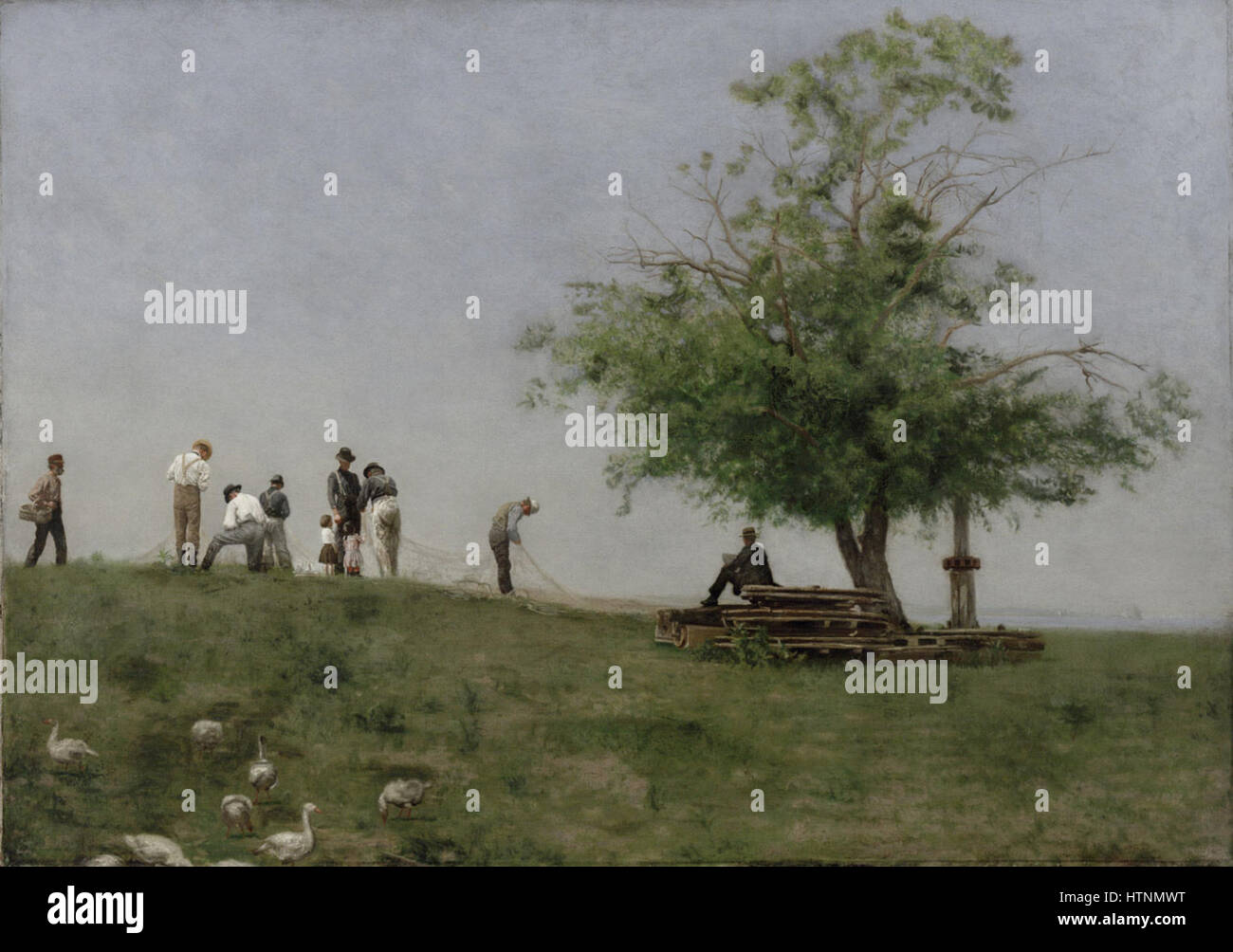 Art sketch drawing thomas eakins hi-res stock photography and images ...