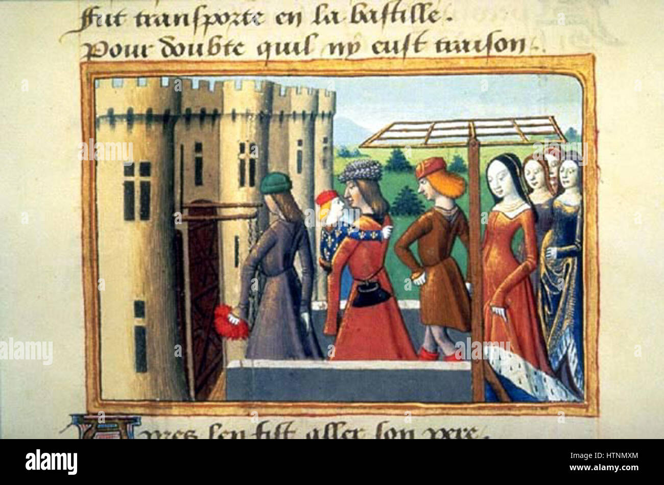 'Vigiles du roi Charles VII' depicts the royal guards of King Charles ...