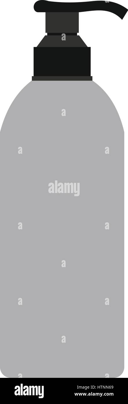 Cosmetic bottle icon in flat style isolated on white background vector ...