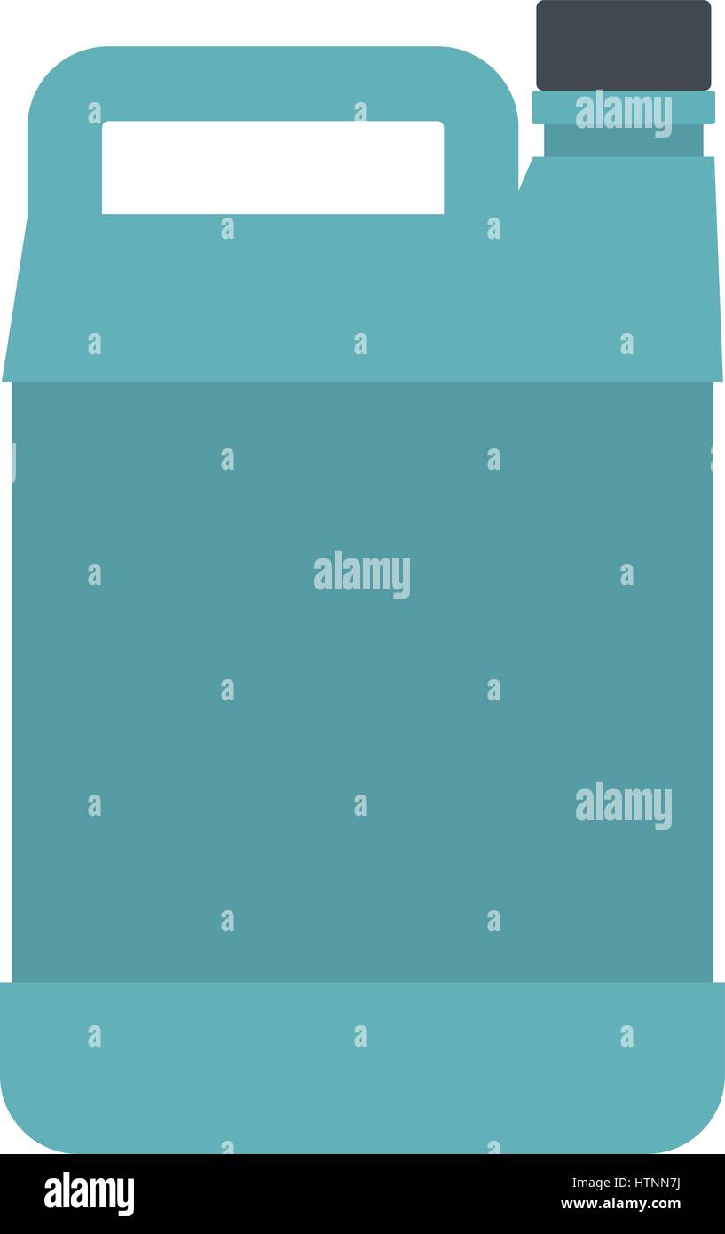 Jerrycan icon in flat style isolated on white background vector illustration Stock Vector Image ...