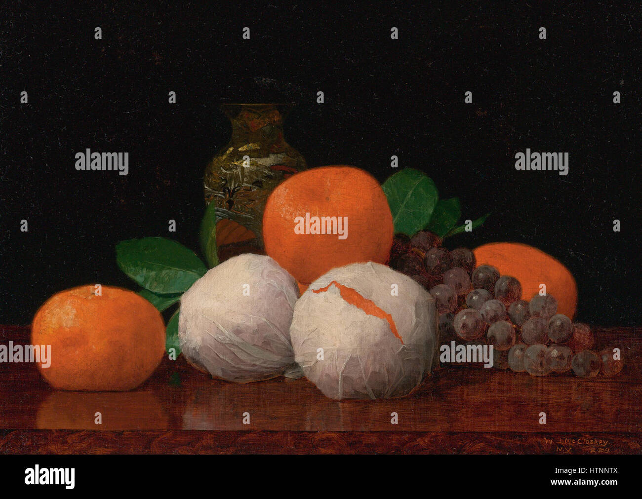 William J. McCloskey’s 'Still Life With Wrapped Tangerines' is a ...