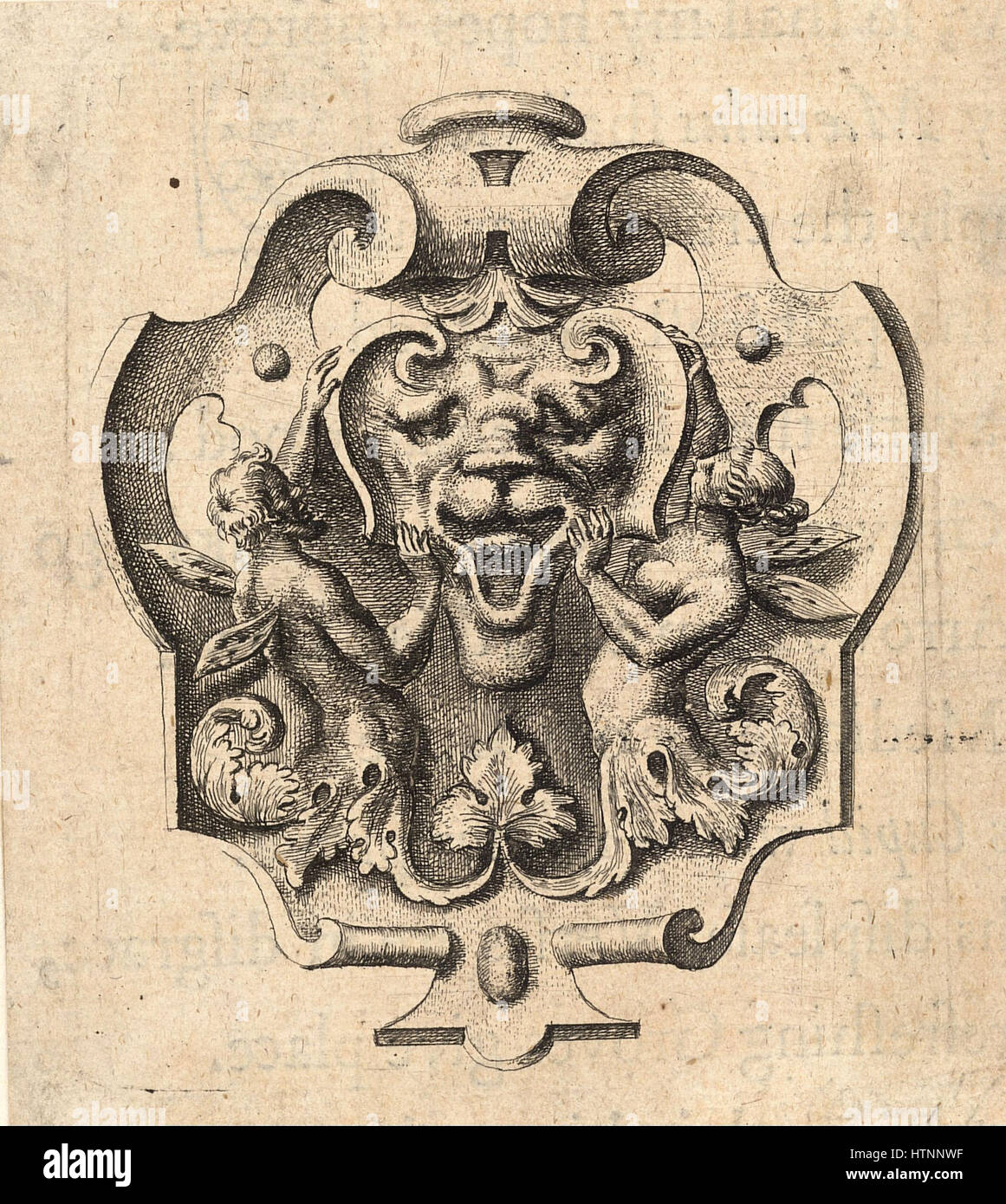 Wenceslas Hollar's 'Grotesque Coat of Arms' is a detailed engraving ...