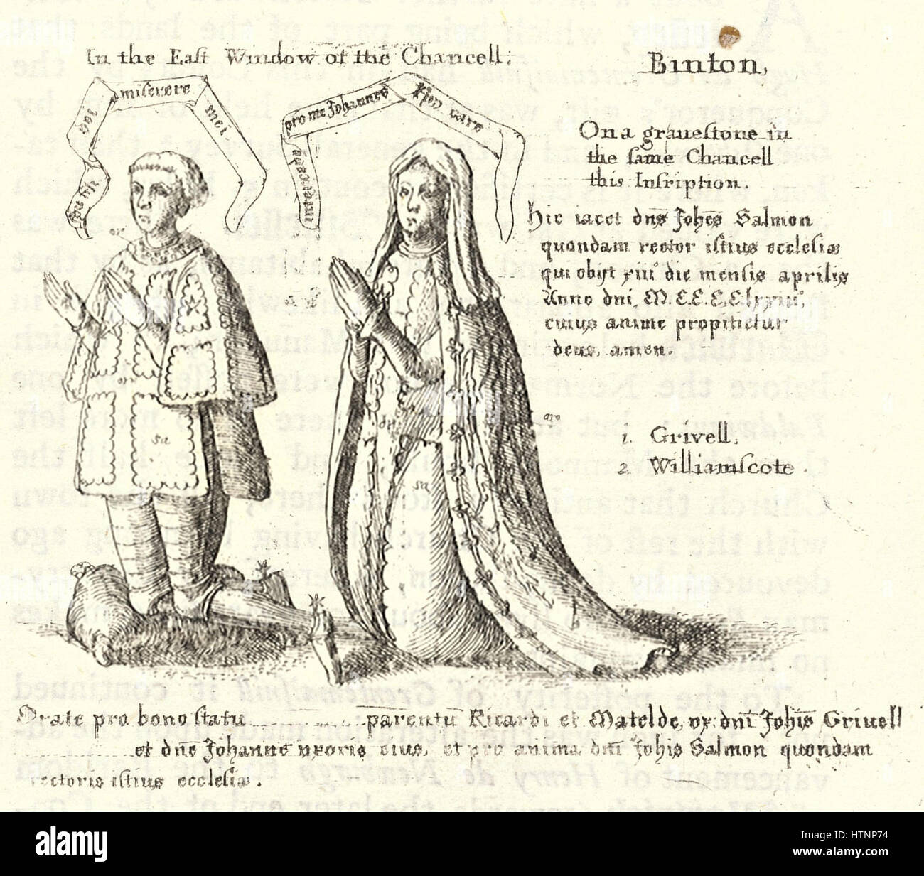 Wenceslas Hollar’s 'Binton' is an etching based on a stained glass ...