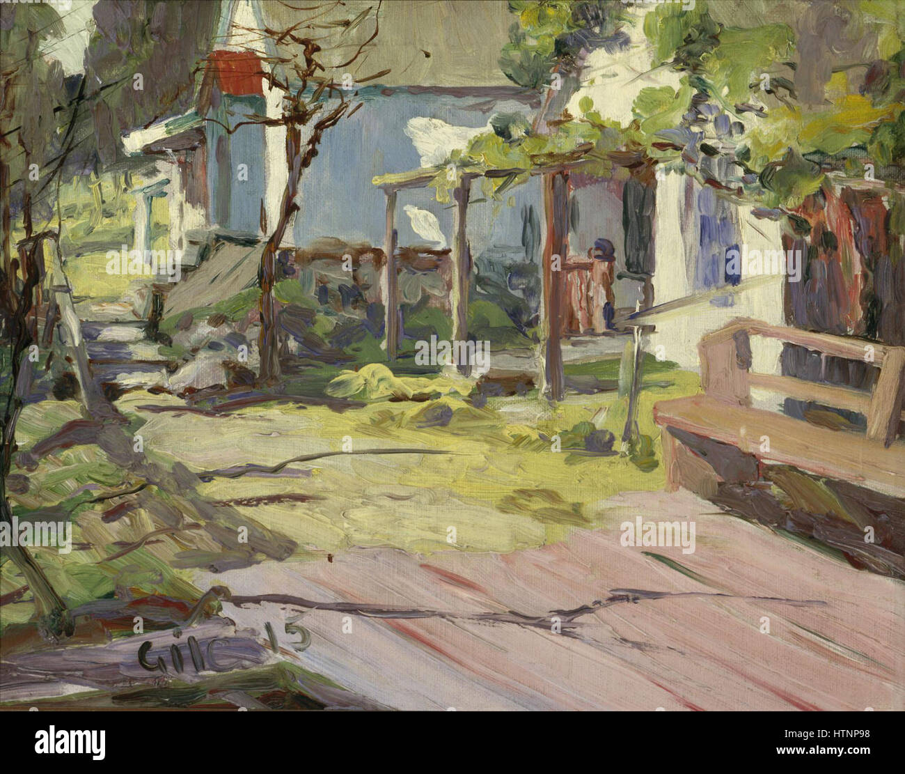 Selden Connor Gile, Joaquin Miller's House Stock Photo - Alamy