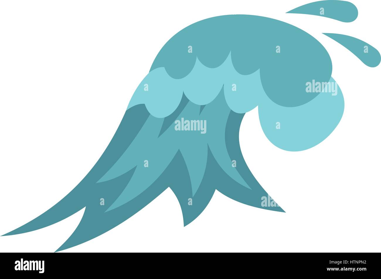 Clear wave icon, cartoon style Stock Vector Image & Art - Alamy