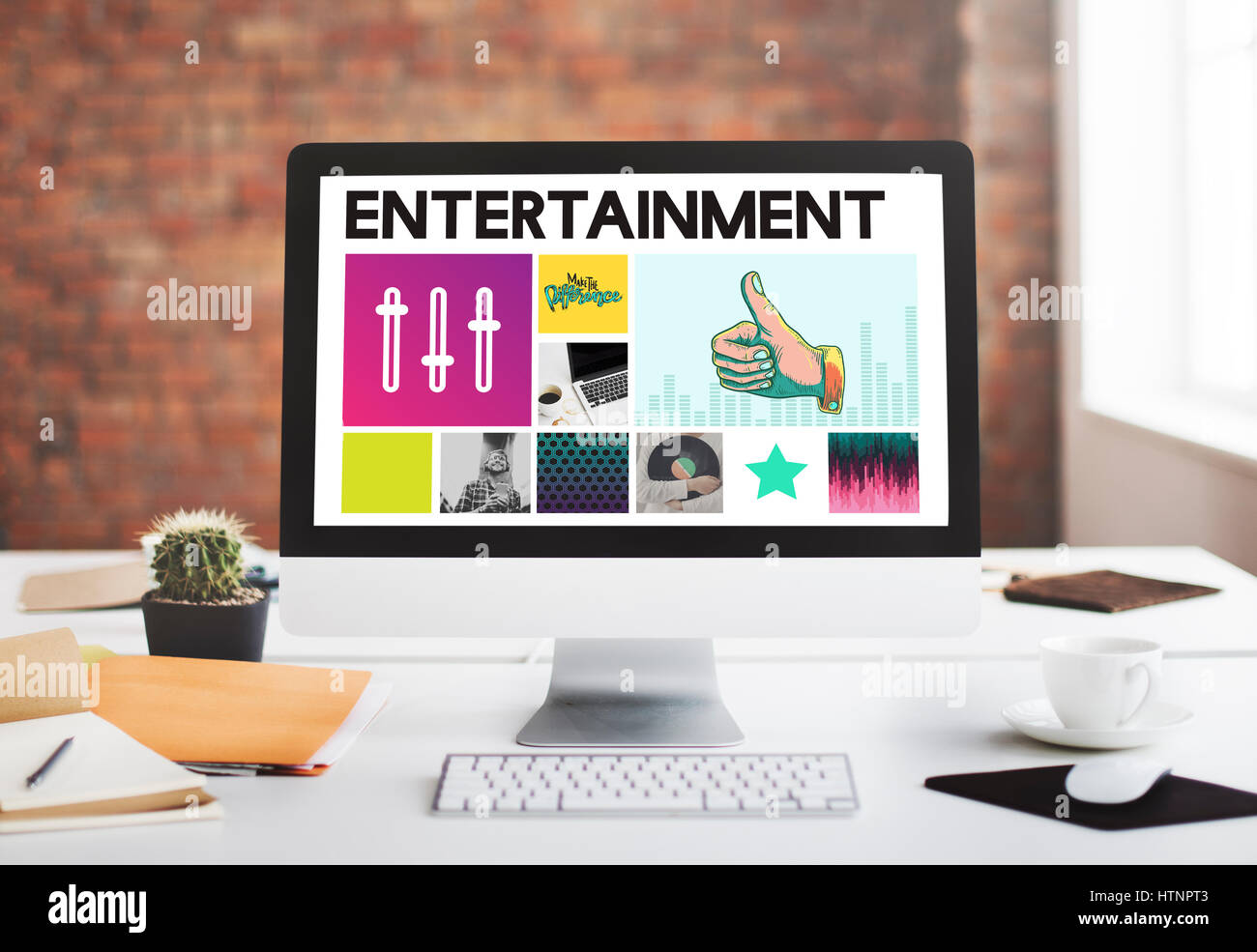 Media Player Audio Entertainment Streaming Concept Stock Photo - Alamy