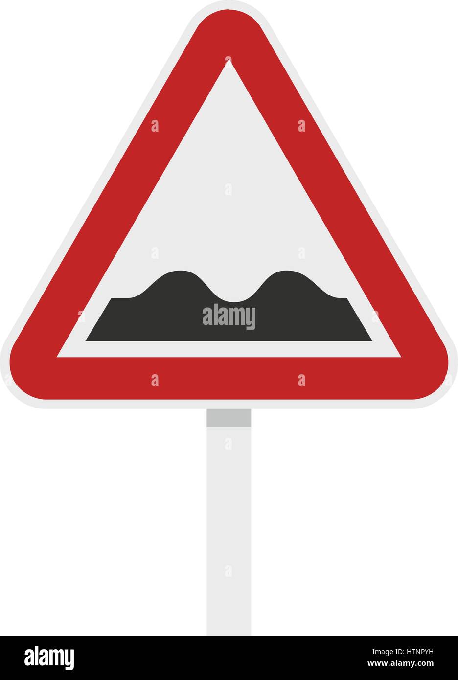 Hump road sign Stock Vector Images - Alamy
