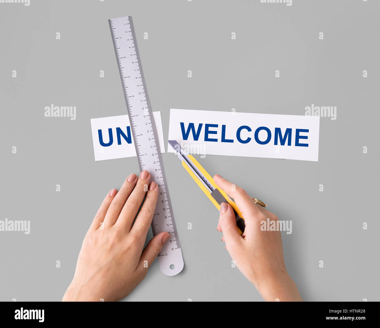 Unacceptable word hi-res stock photography and images - Alamy