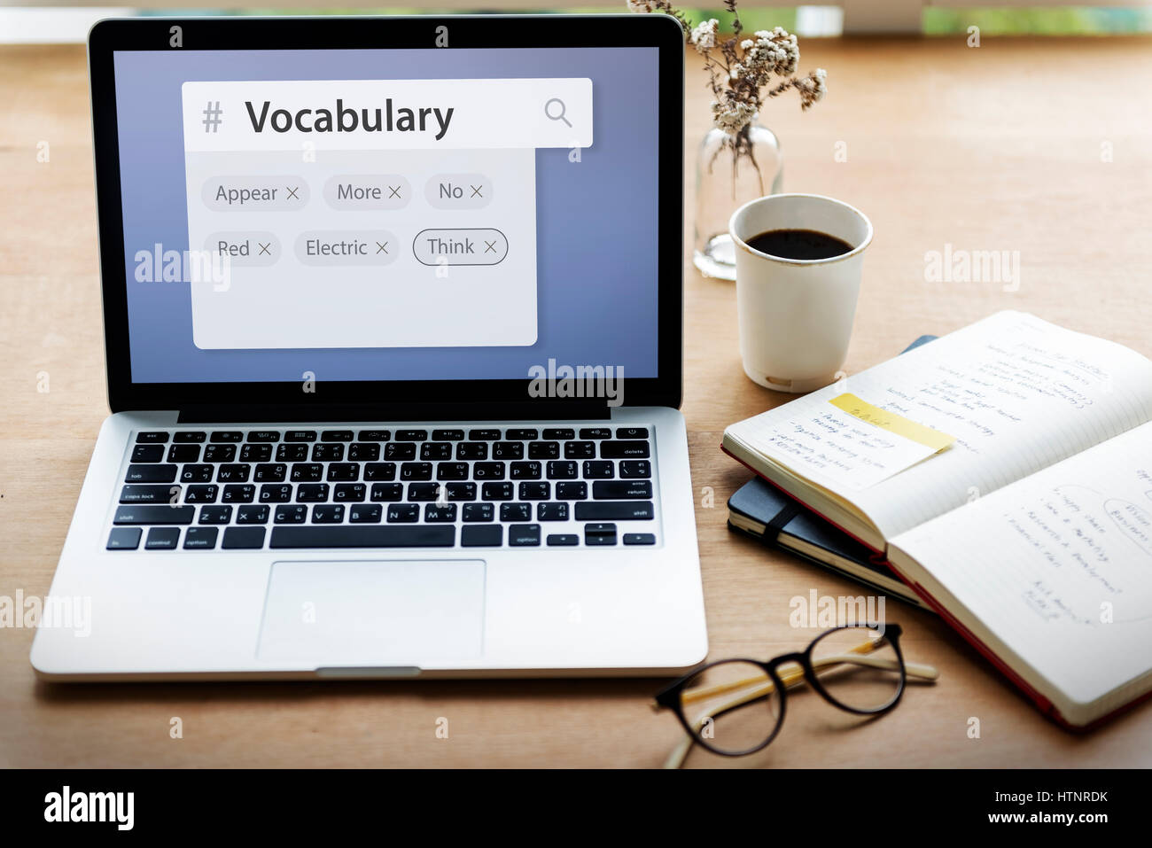 Vocabulary Words Learning Studying Explanation Stock Photo - Alamy