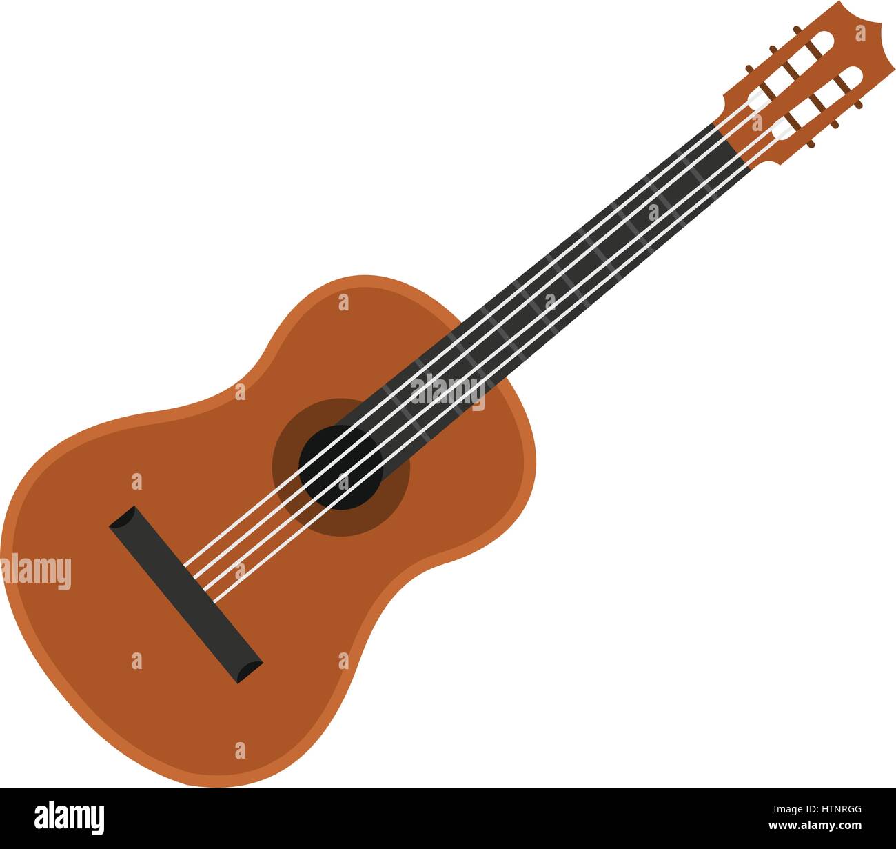 Guitar icon, flat style Stock Vector Image & Art - Alamy