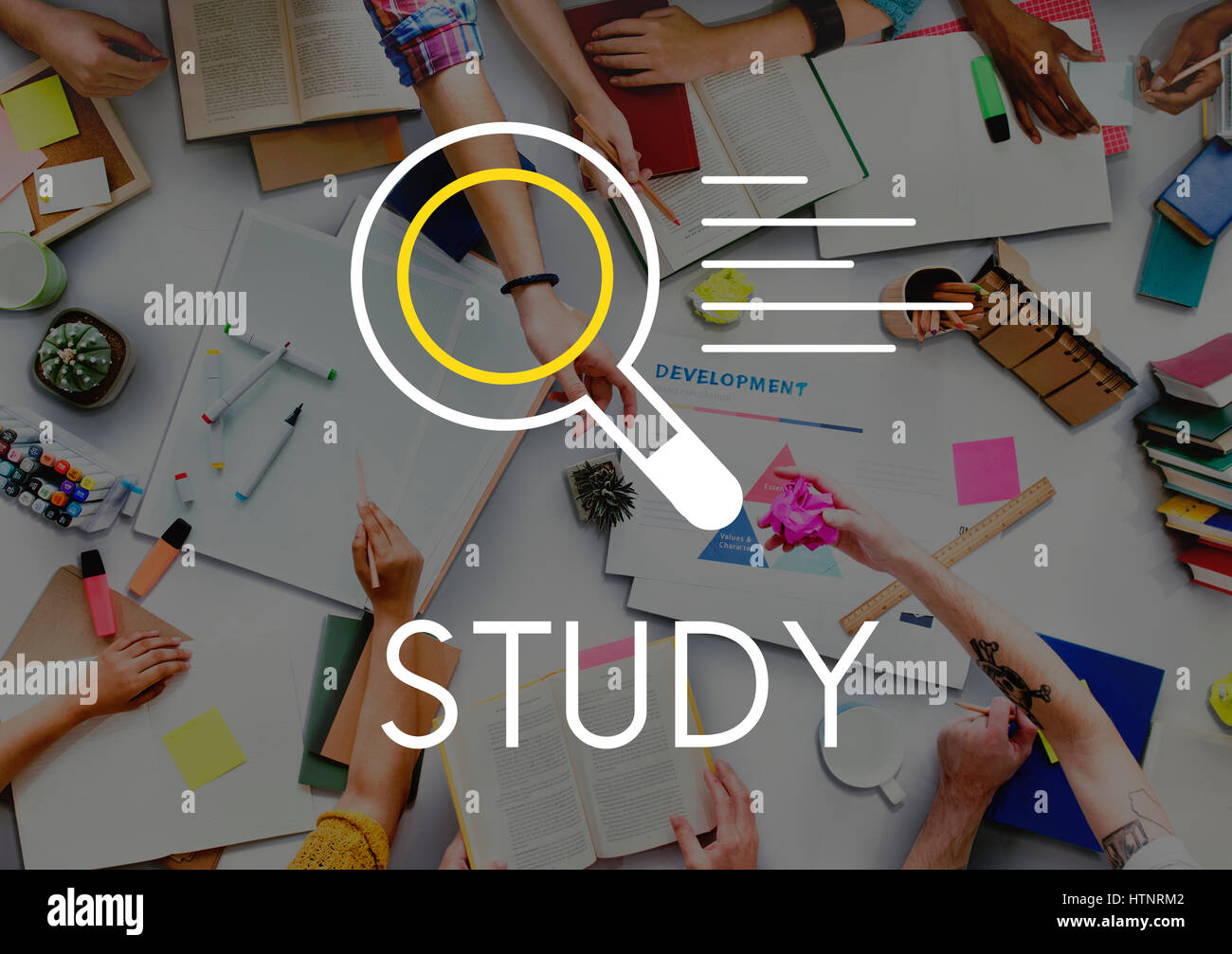 Study Research Results Knowledge Discovery Concept Stock Photo - Alamy