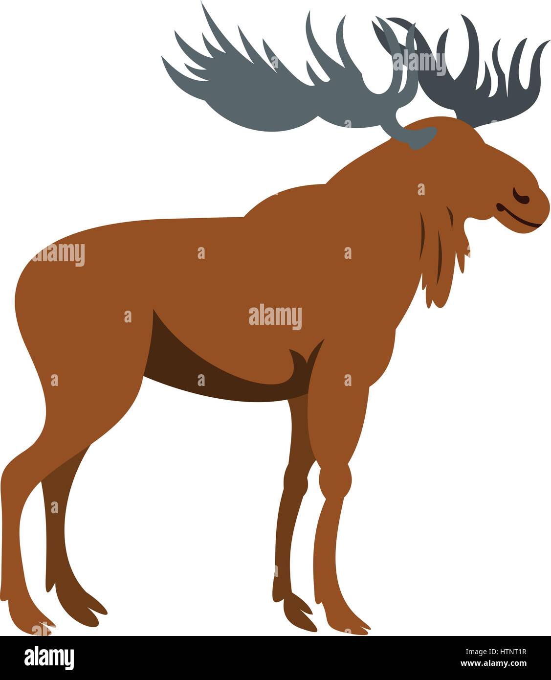Huge moose Stock Vector Images - Alamy
