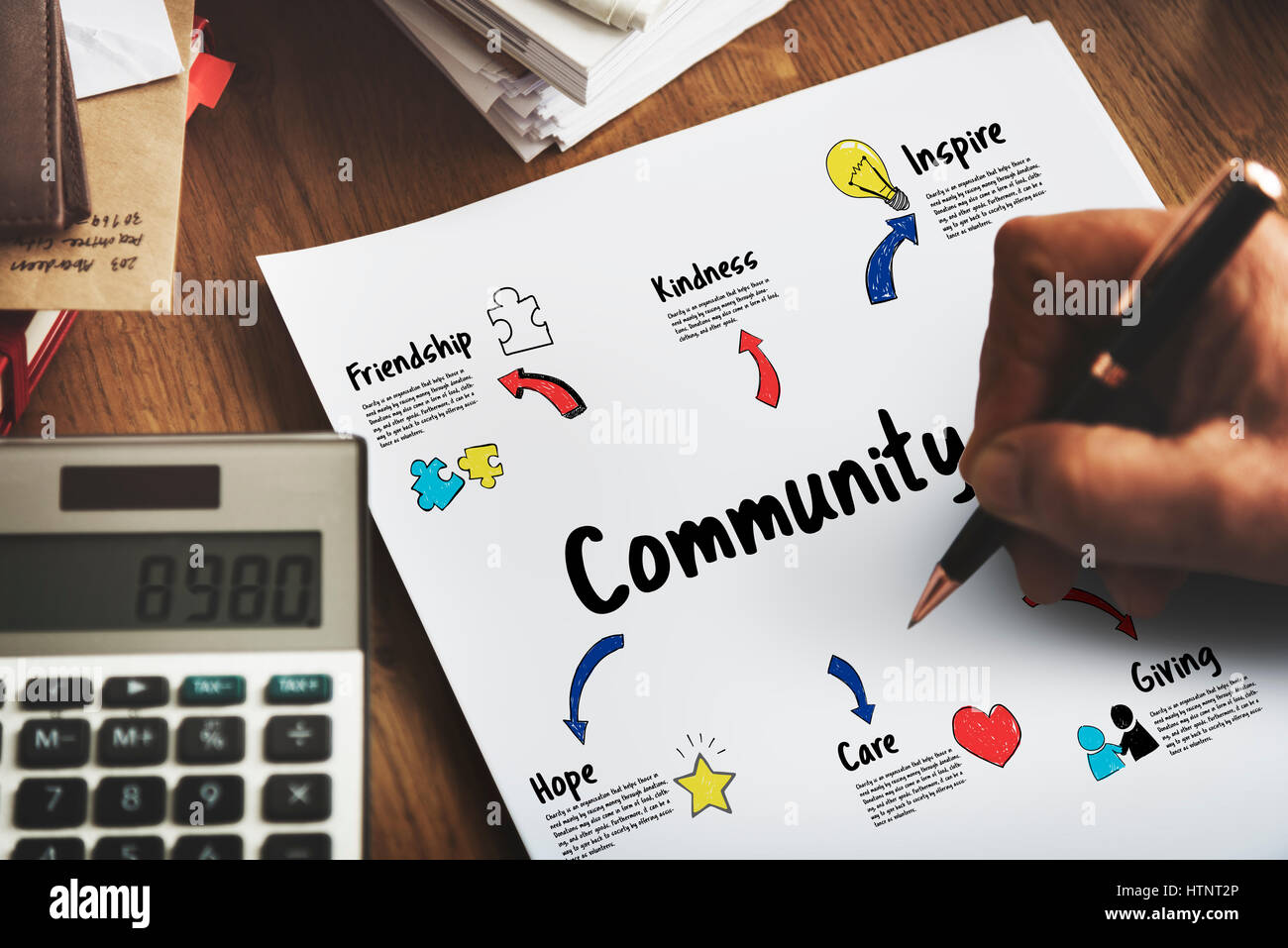 Charity Donations Help Support Giving Community Concept Stock Photo - Alamy