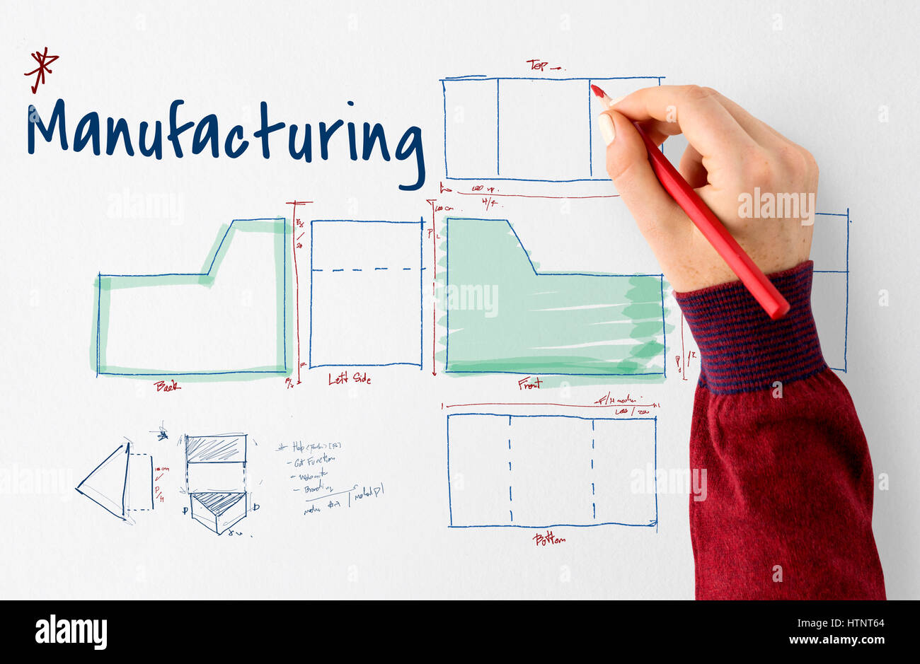 Assemble Manufacturing Production Business Pattern Stock Photo - Alamy