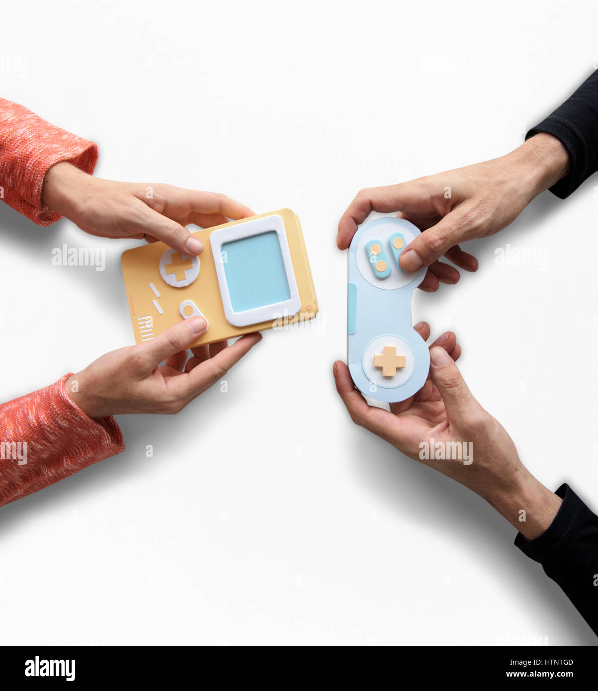 Two game controller isolated on hi-res stock photography and images - Alamy