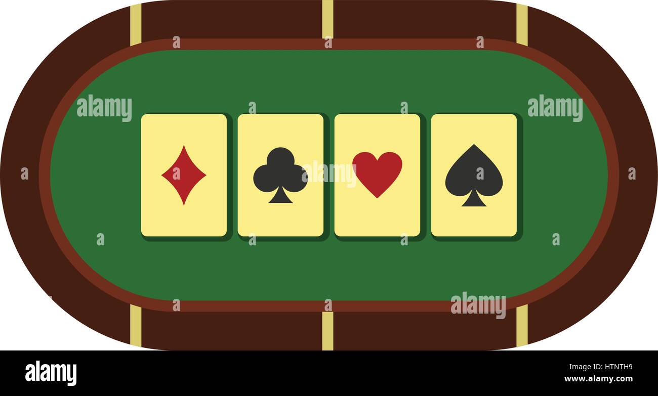 Poker table chairs top view hi-res stock photography and images - Alamy