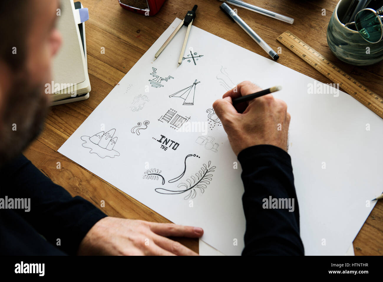 Techie workplace hi-res stock photography and images - Alamy