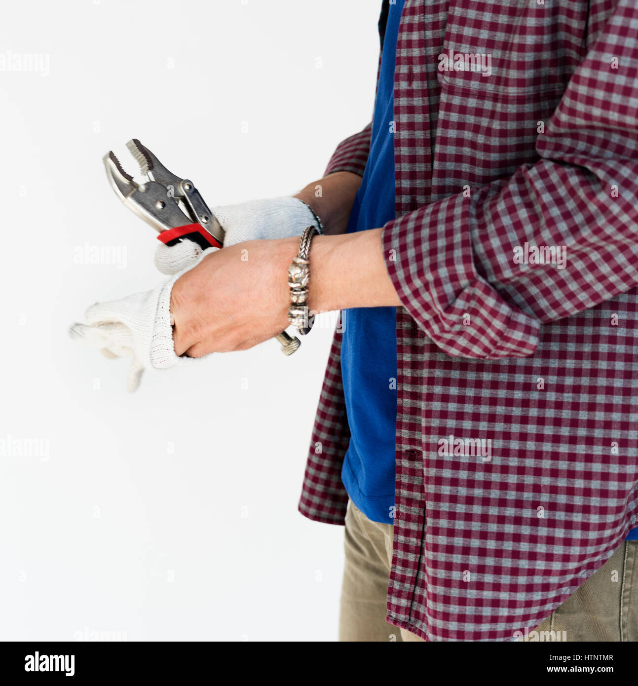 Human Hand Holding Wrench Mechanic Technicain Portrait Stock Photo - Alamy