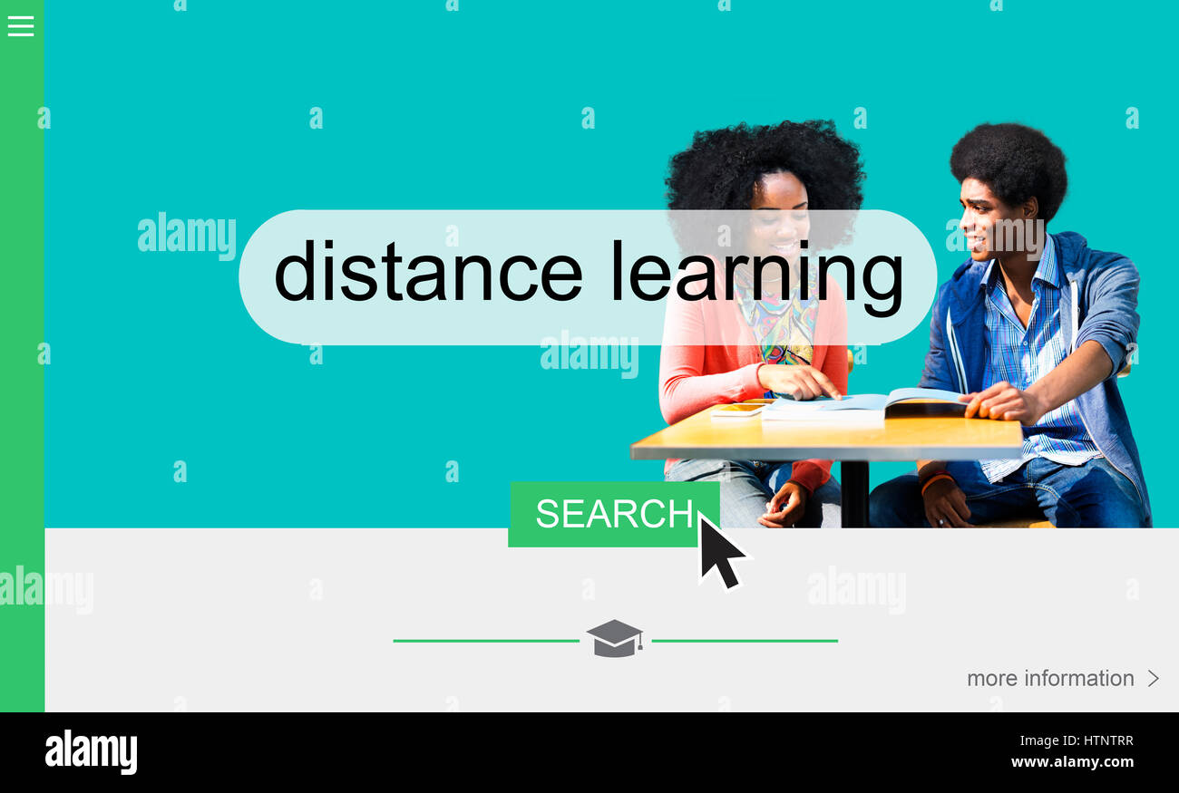 Distance learning online search interface Stock Photo - Alamy
