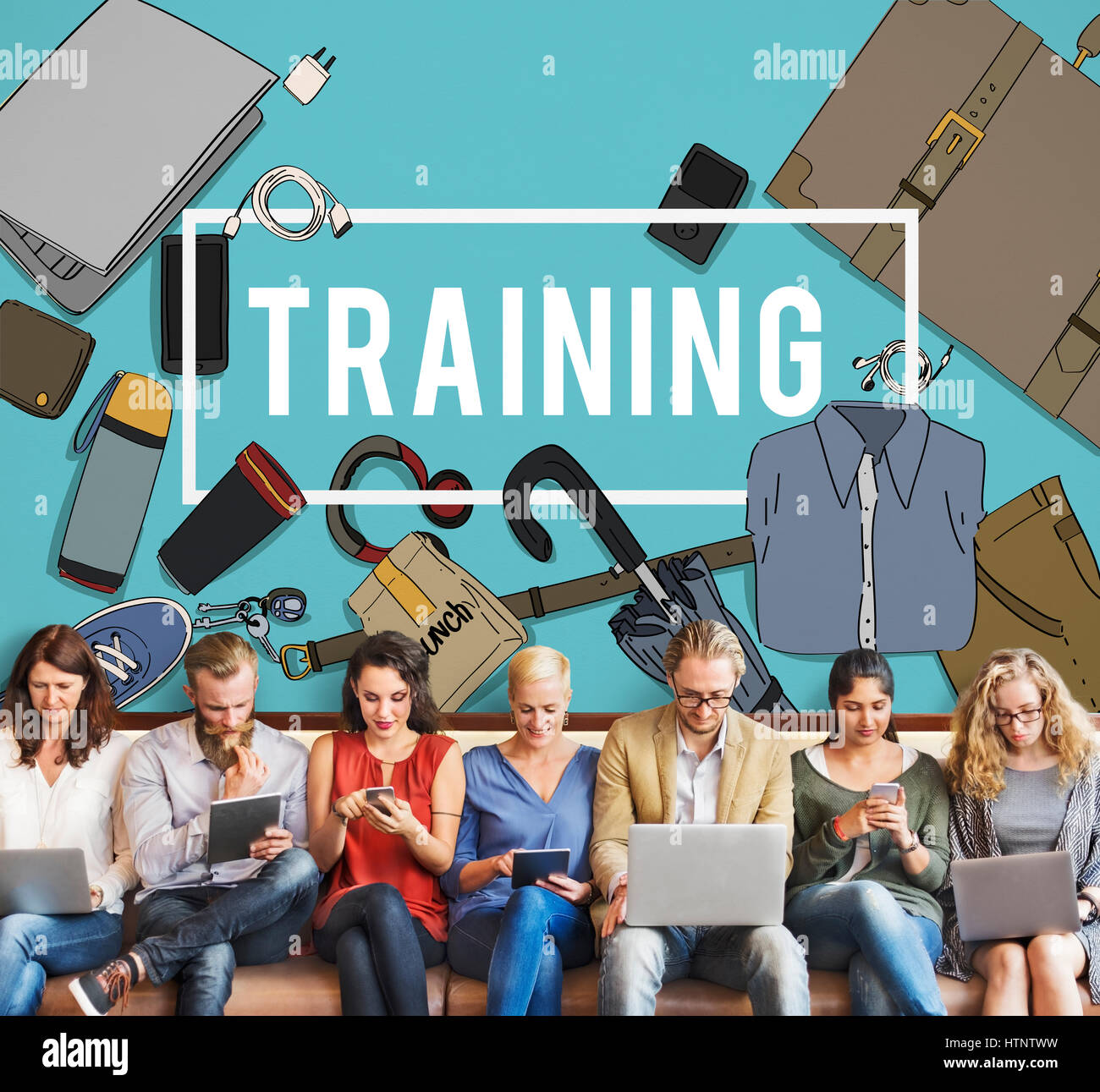 Training Skills Development Improve Concept Stock Photo - Alamy