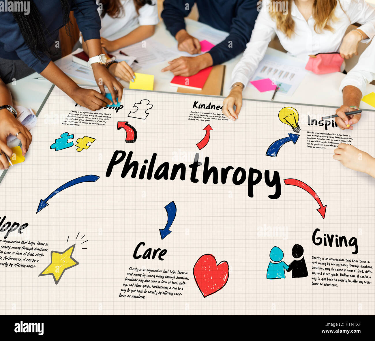 Charity Donations Help Support Giving Community Concept Stock Photo - Alamy