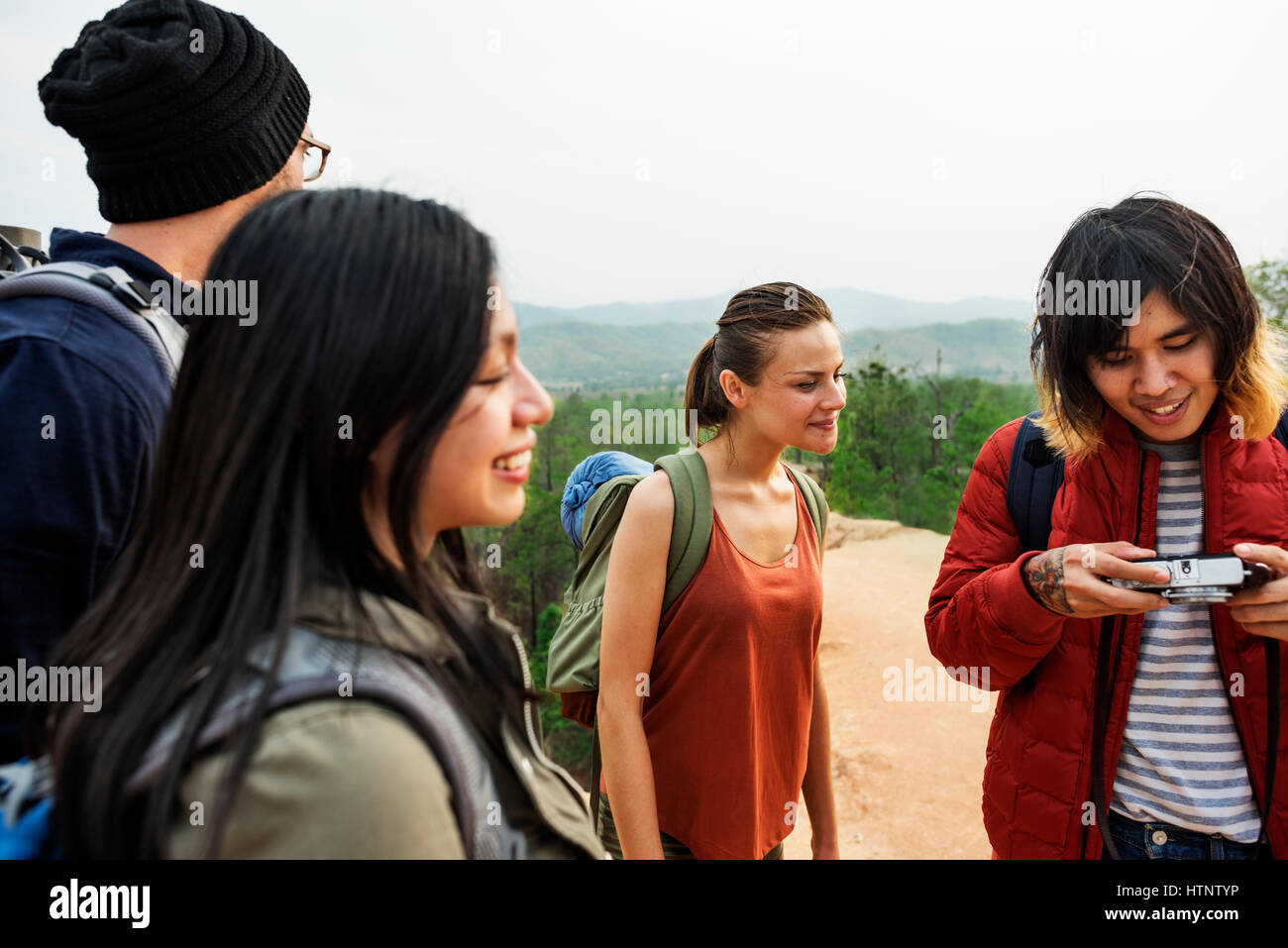Guy checking out girl hi-res stock photography and images - Alamy