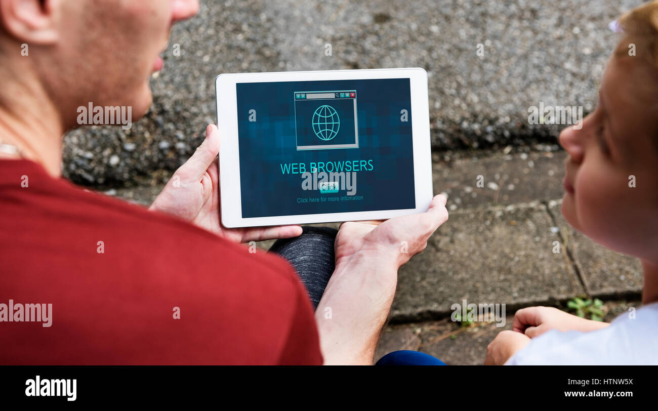 Web Browsers Application Information Interface Concept Stock Photo - Alamy