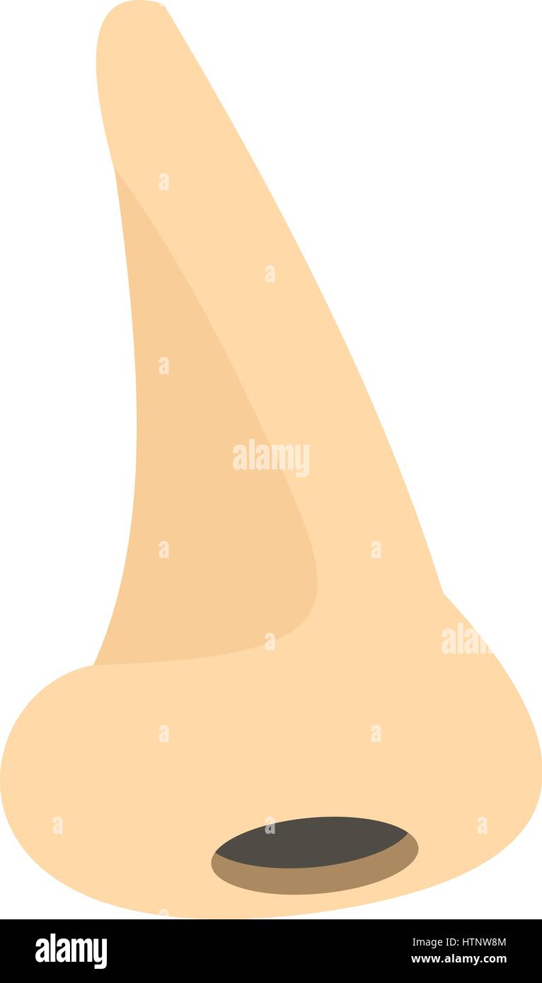 Human nose icon, flat style Stock Vector Image & Art - Alamy