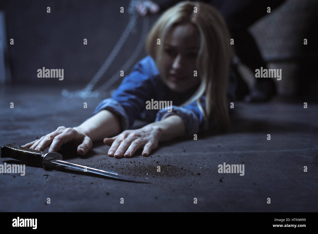 What are you trying to do. Defenseless persistent young woman making ...