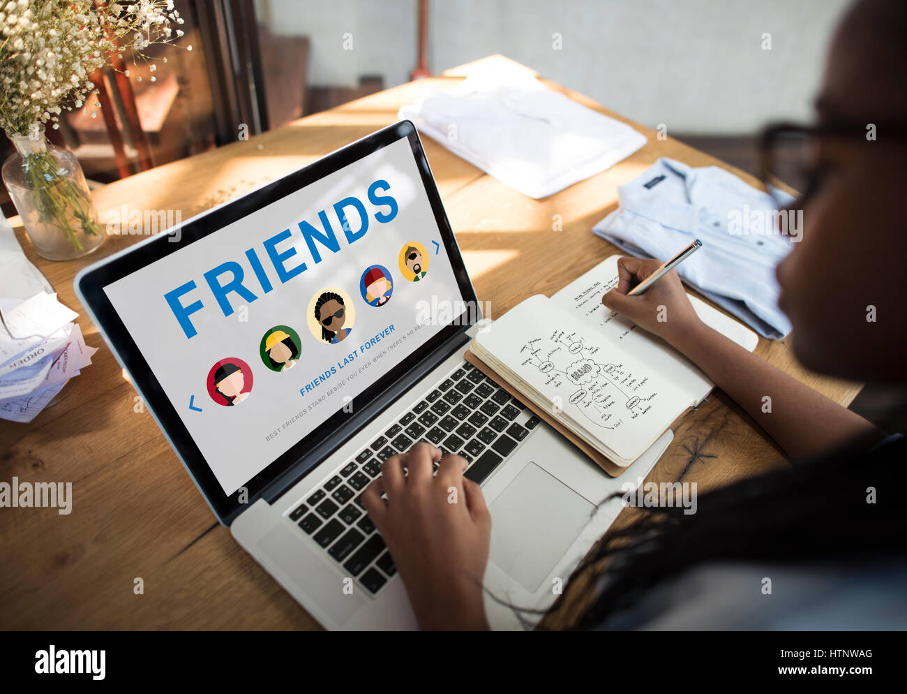 Friends Friendship Community Relationship Concept Stock Photo - Alamy