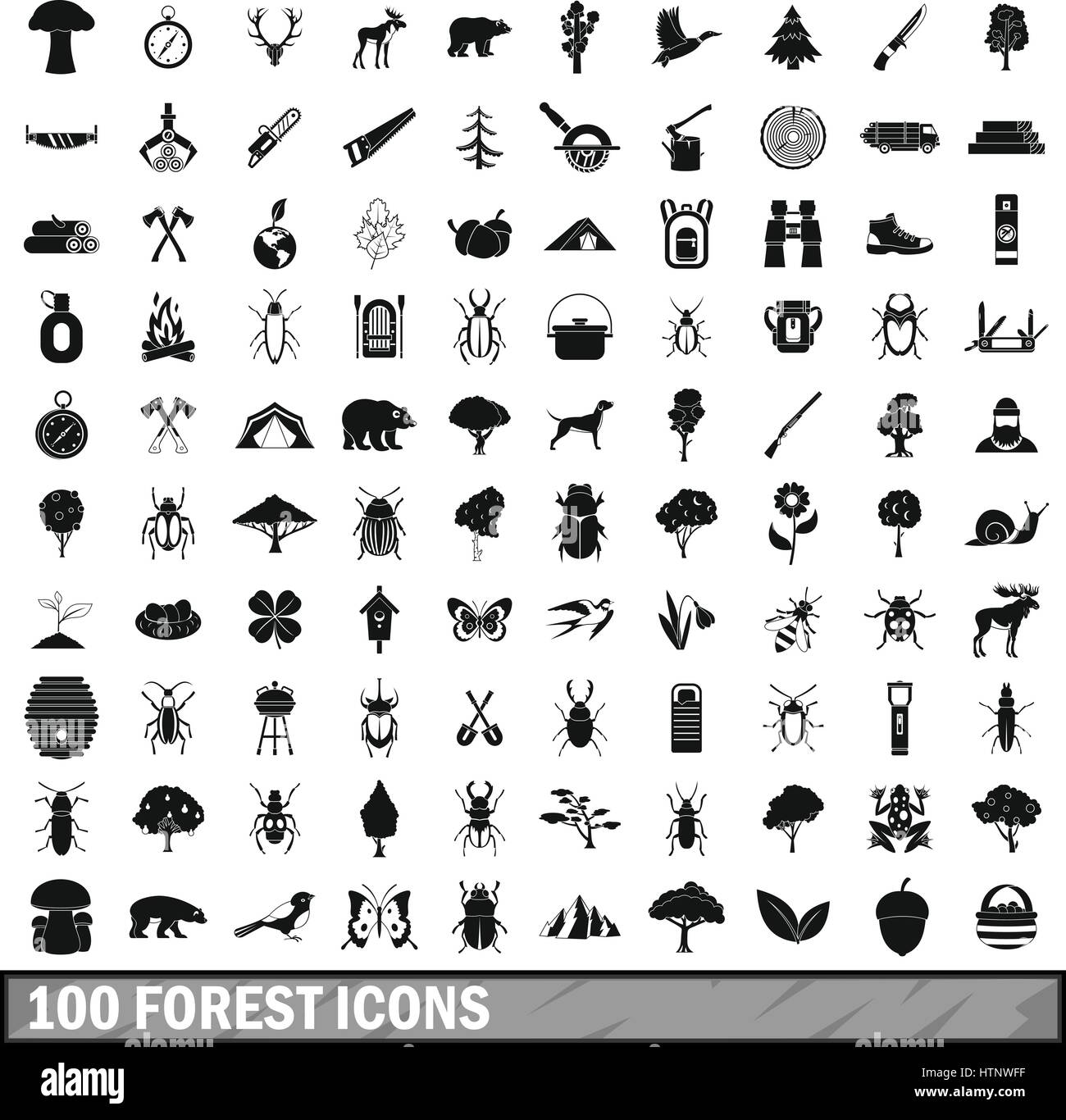 Insects in the forest Black and White Stock Photos & Images - Alamy