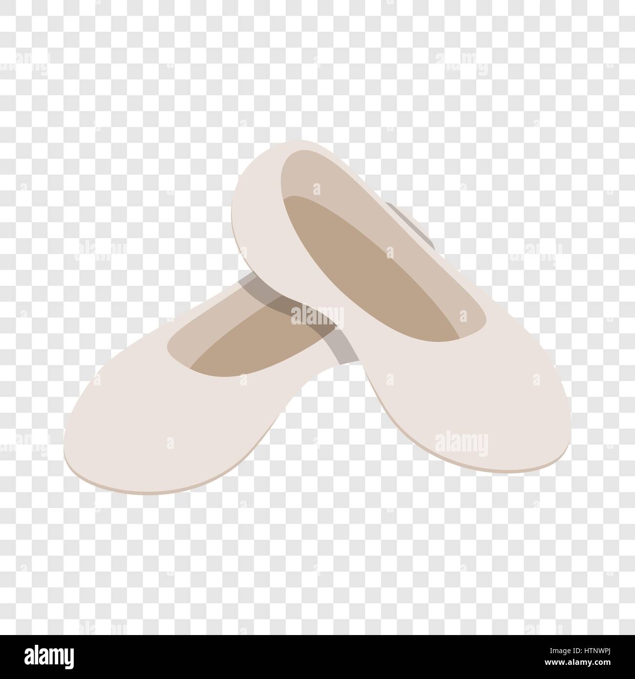 White ballet shoes isometric icon Stock Vector Image & Art - Alamy