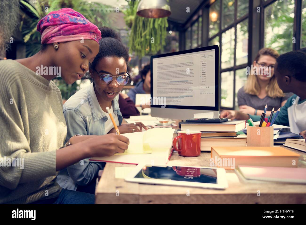 Friends People Group Teamwork Diversity Stock Photo - Alamy