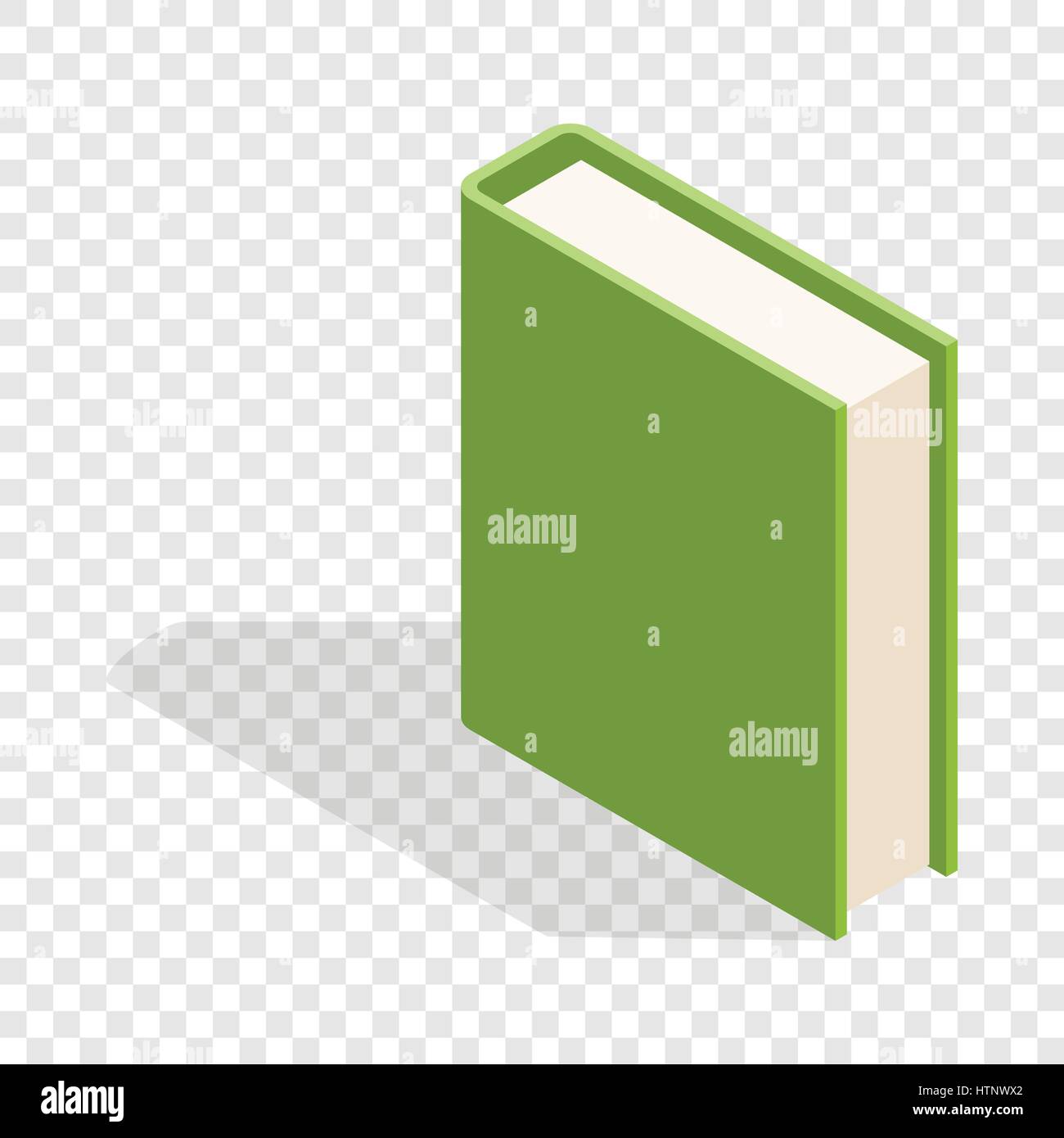 Green book isometric icon Stock Vector Image & Art - Alamy