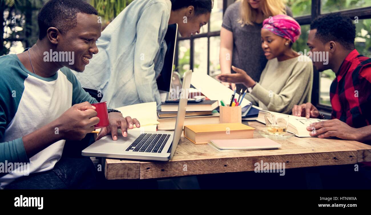 Friends People Group Teamwork Diversity Stock Photo - Alamy