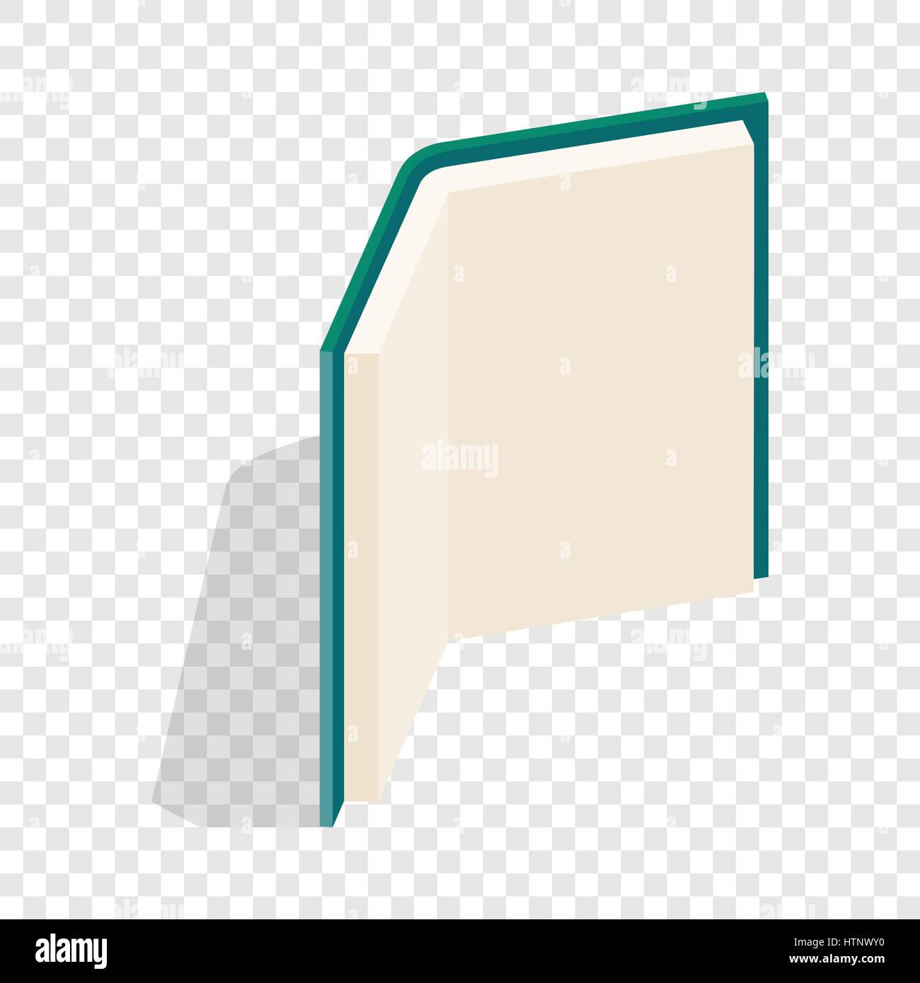 Open book stands upright isometric icon Stock Vector Image & Art - Alamy