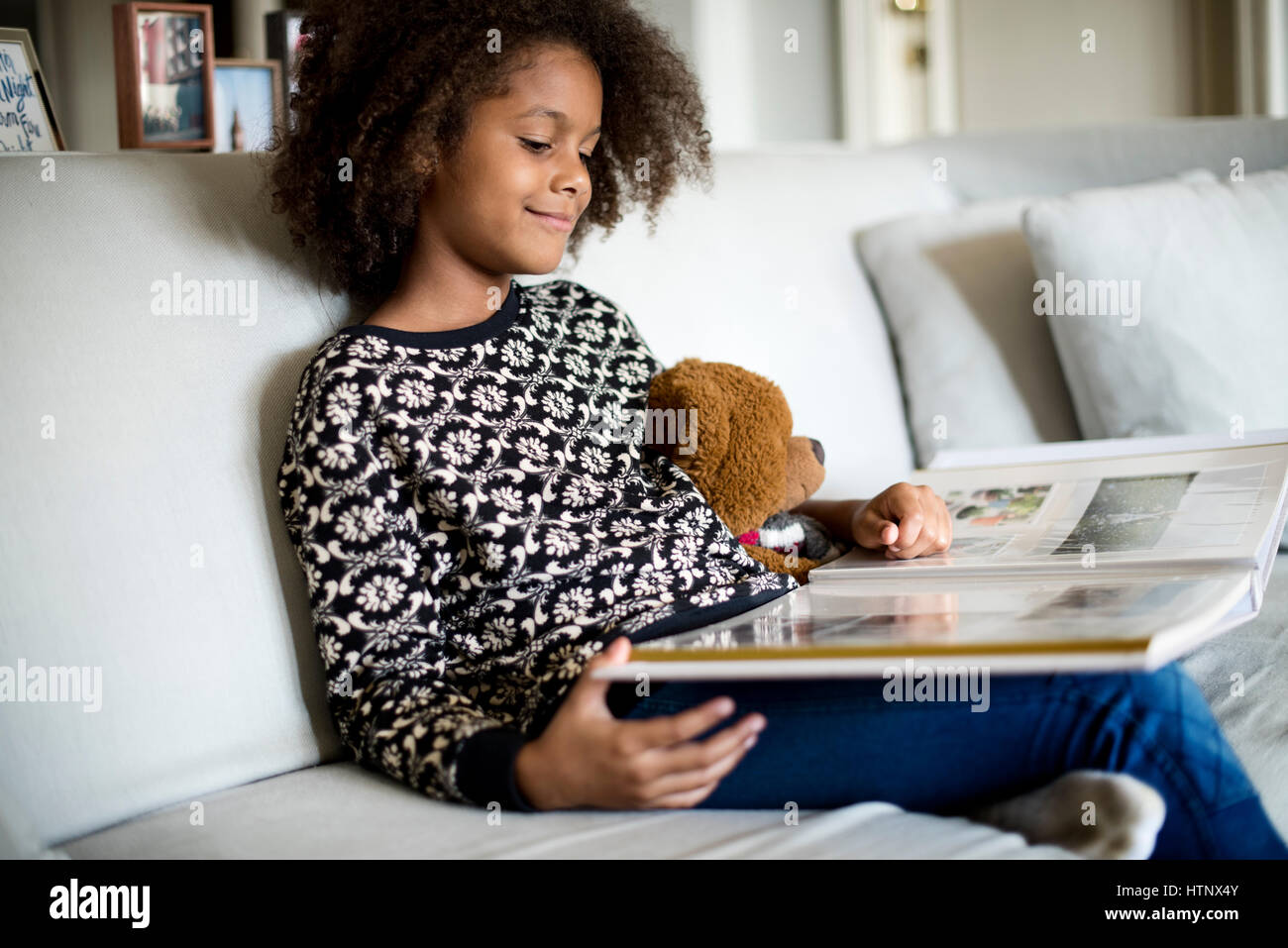 African Descent Girl Kid Child Generation Stock Photo - Alamy