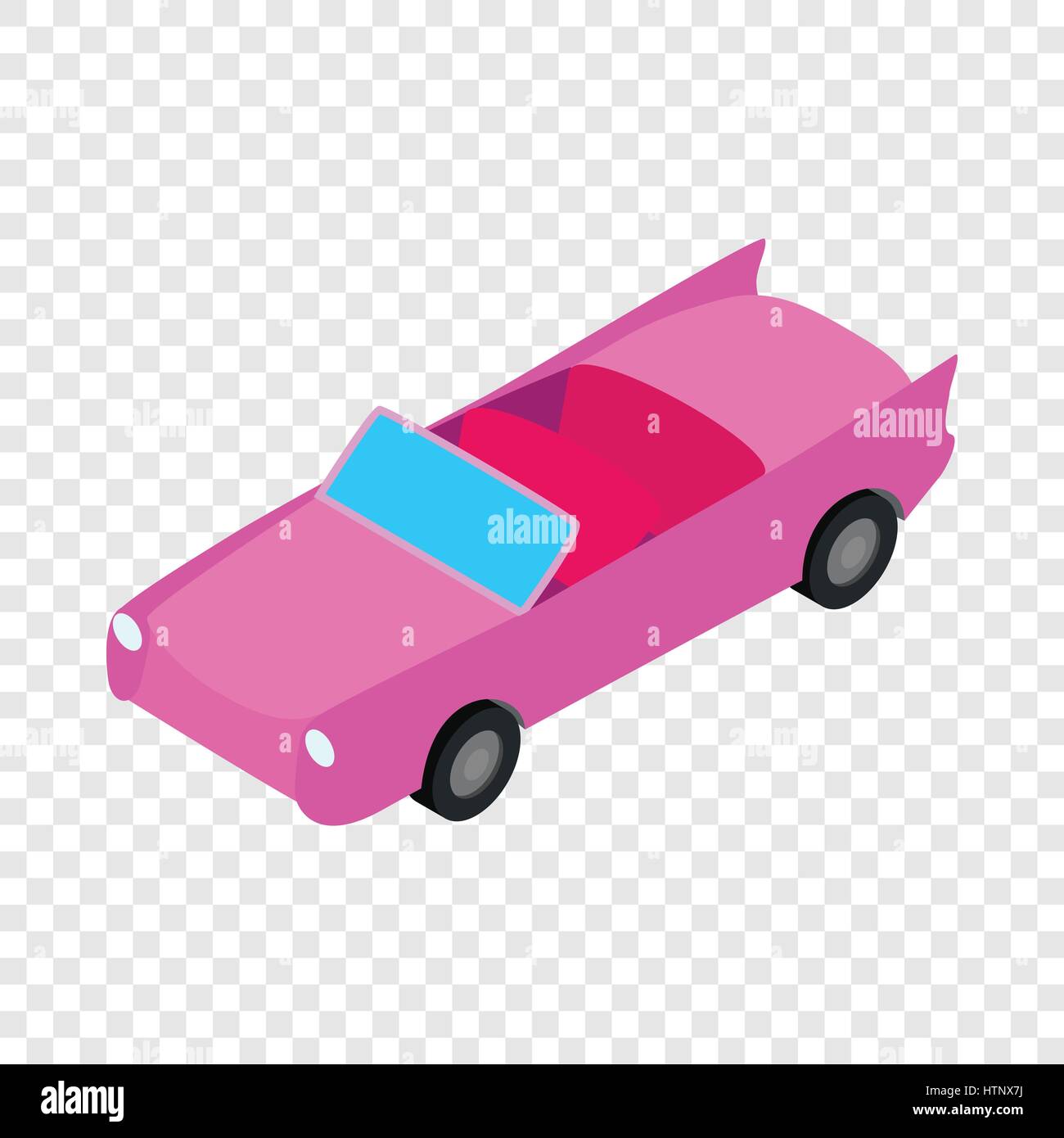 Vintage convertible car drawing Stock Vector Images - Alamy