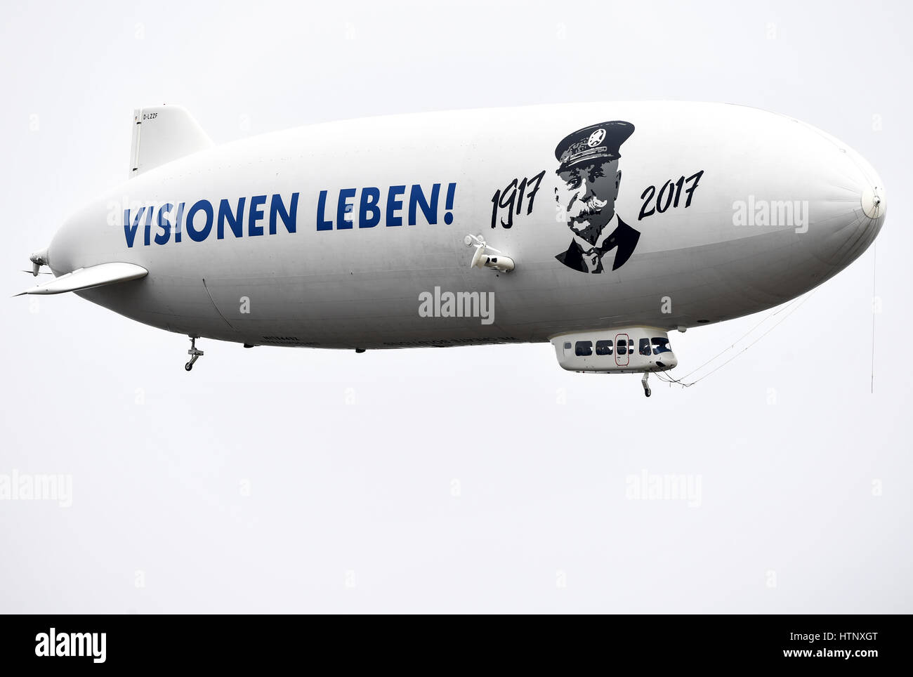 Friedrichshafen, Germany. 8th Mar, 2017. The Zeppelin NT (New ...