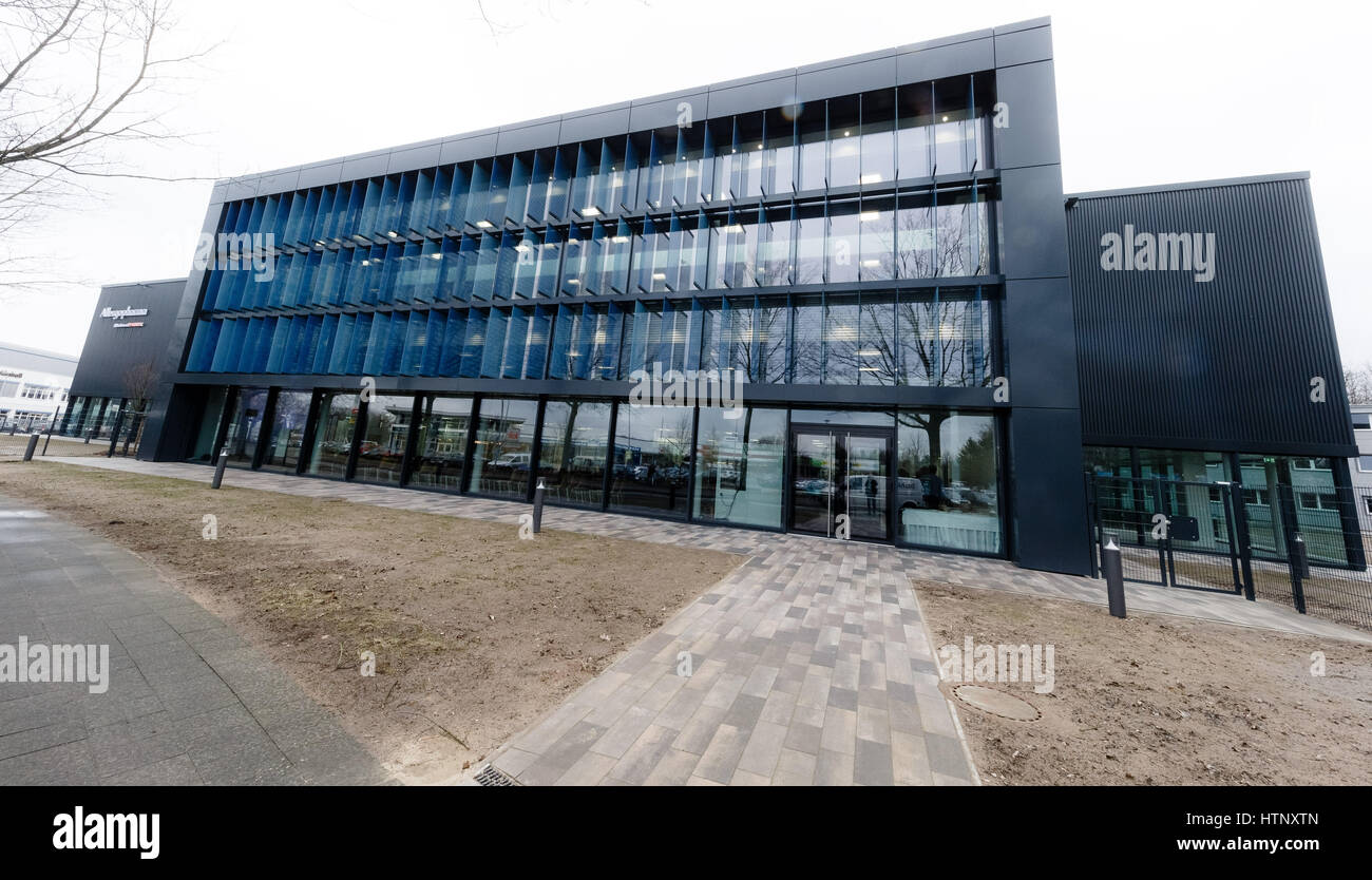 Reinbek, Germany. 2nd Mar, 2017. View of the company building of the ...