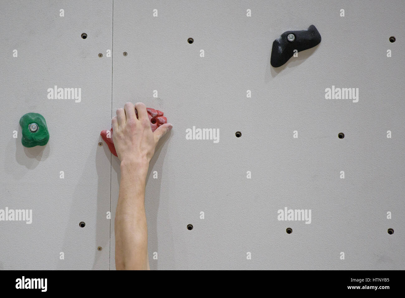 Weimar, Germany. 10th Mar, 2017. A climber in action at the new indoor ...