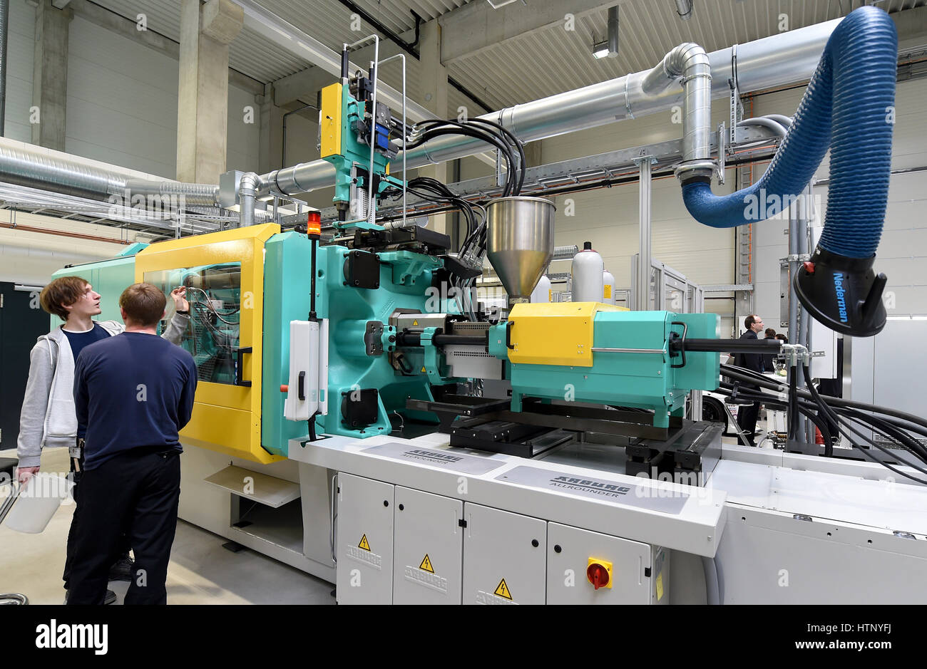 Hanover-Ahlem, Germany. 13th Mar, 2017. Machines for the production and ...