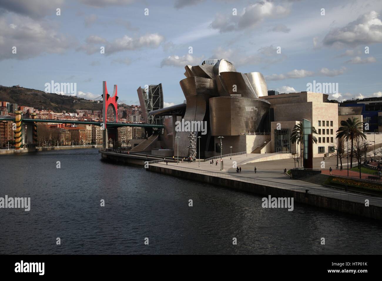 Bilbao, Spain. 28th Feb, 2017. View of the Guggenheim museum in Bilbao ...