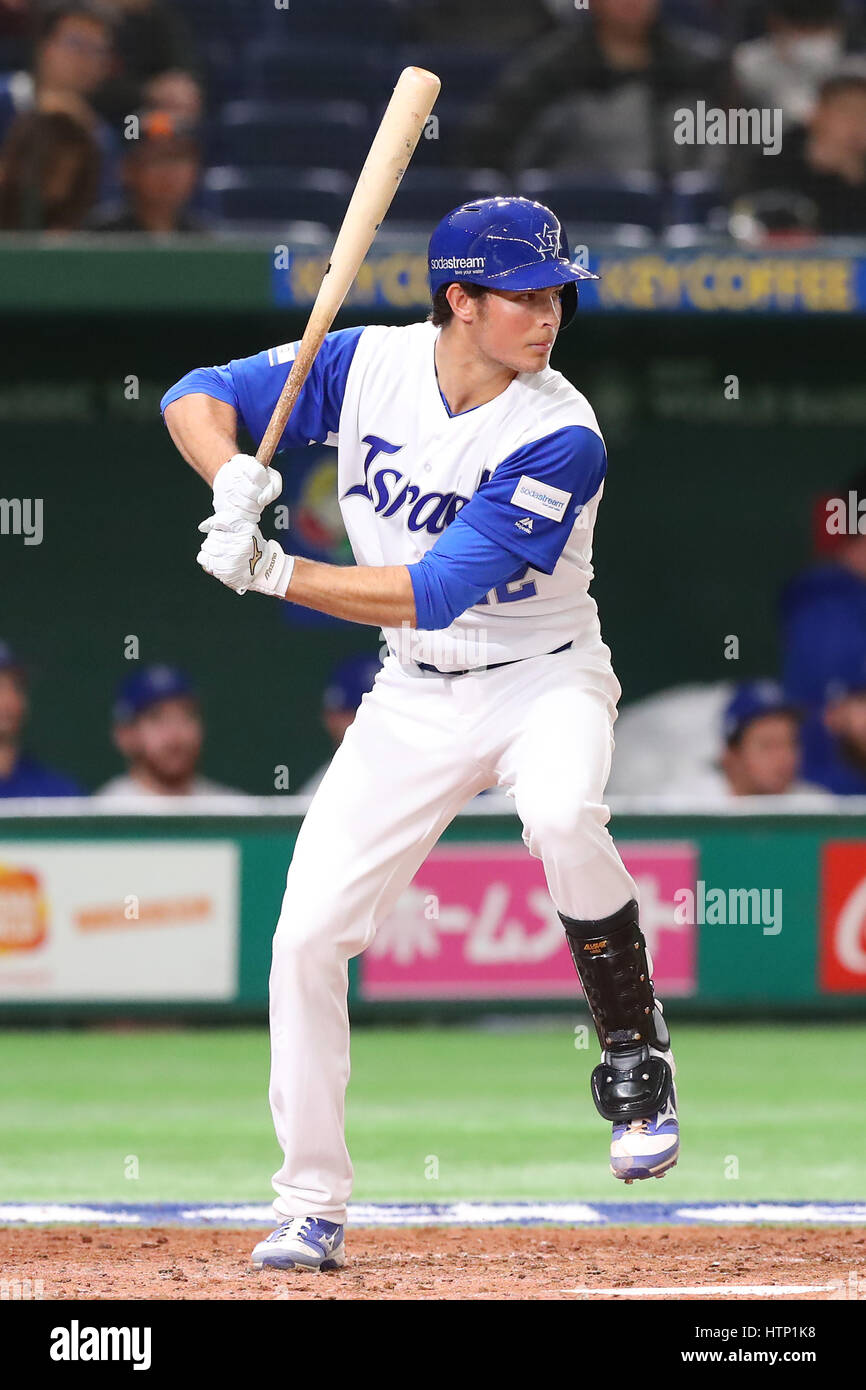 Tokyo, Japan. 12th Mar, 2017. Tyler Krieger (ISR) WBC : 2017 World Baseball Classic Second Round ...