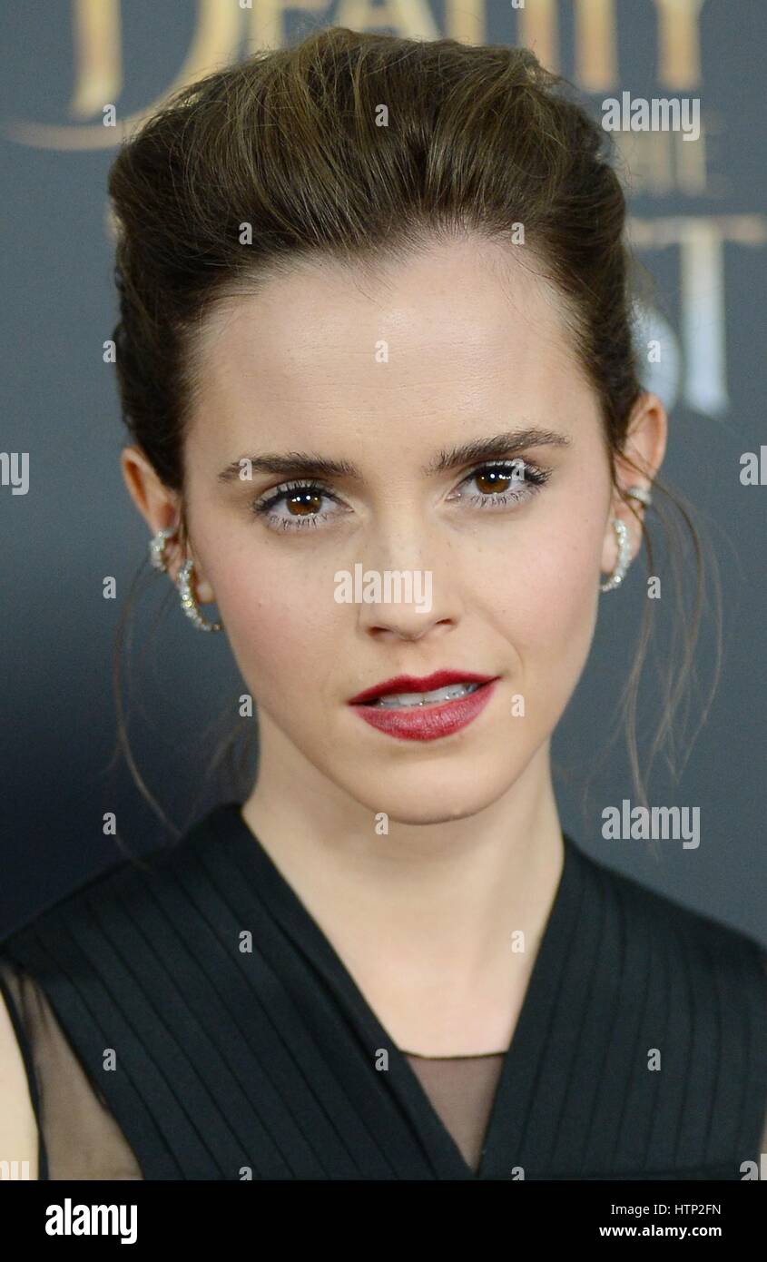 New York, NY, USA. 13th Mar, 2017. Emma Watson at arrivals for Disney's ...