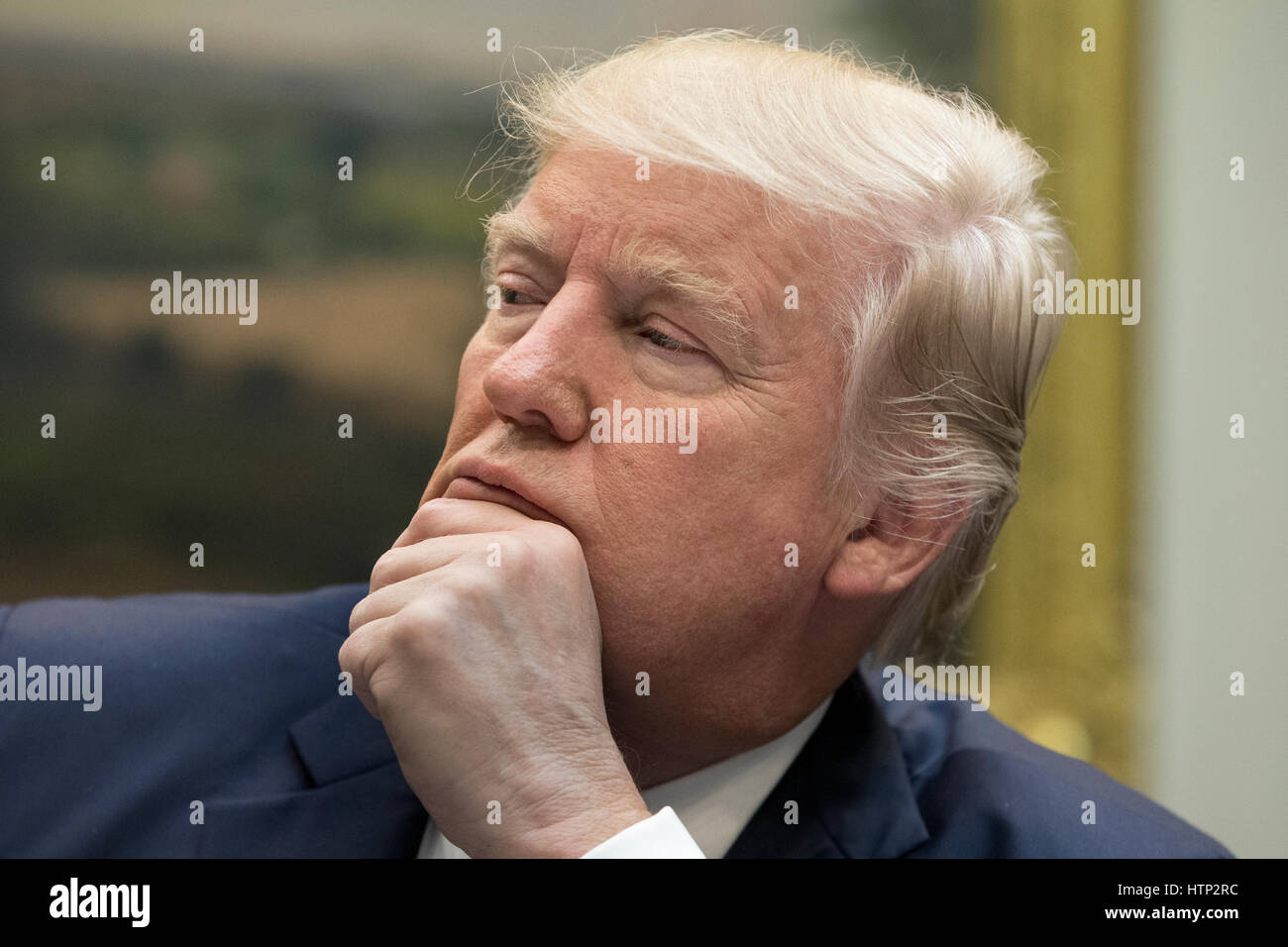 Washington DC, USA 13th March, 2017 US President Donald J Trump attends ...