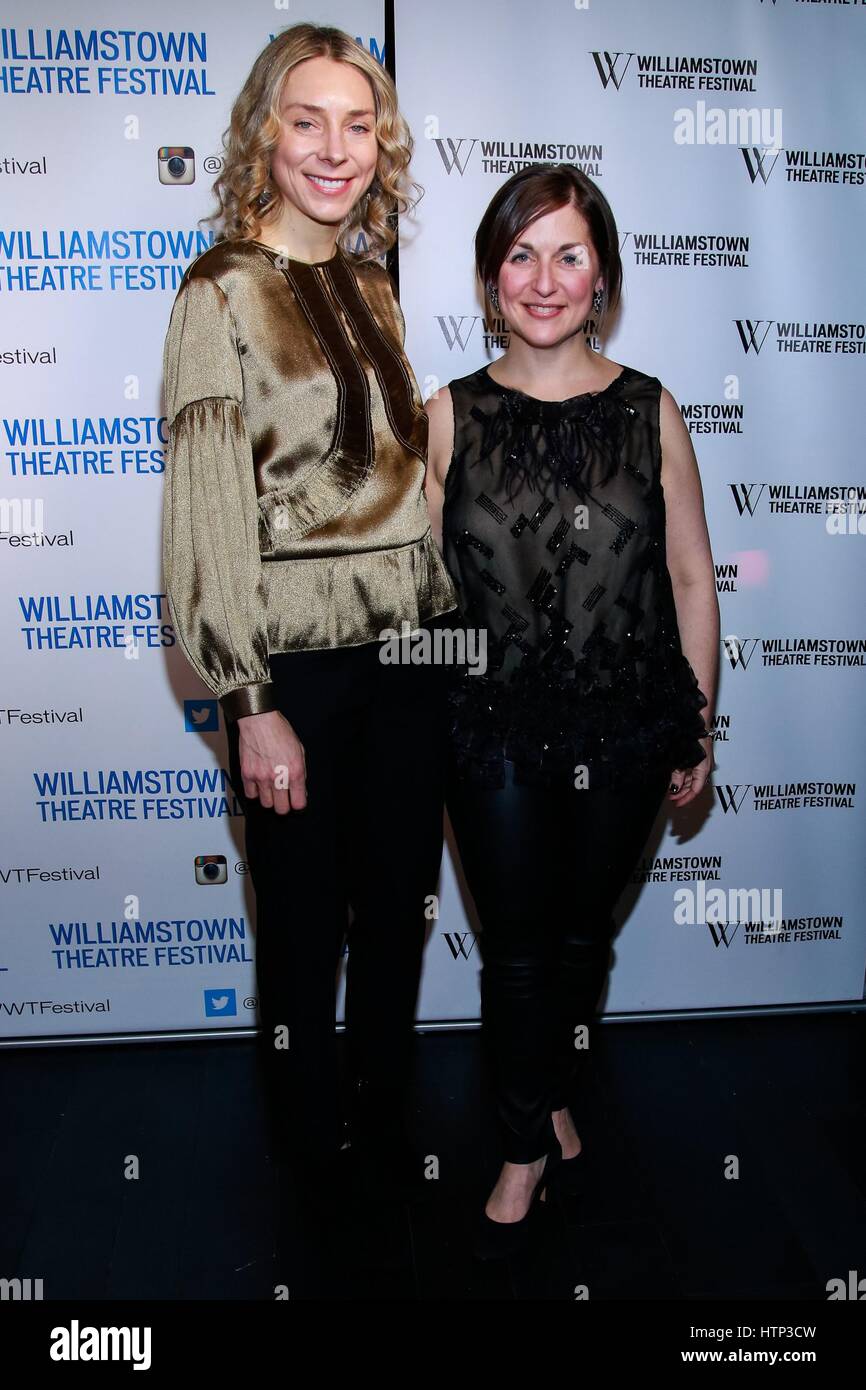 New York, NY, USA. 13th Mar, 2017. Annie Pell, Mandy Greenfield at ...