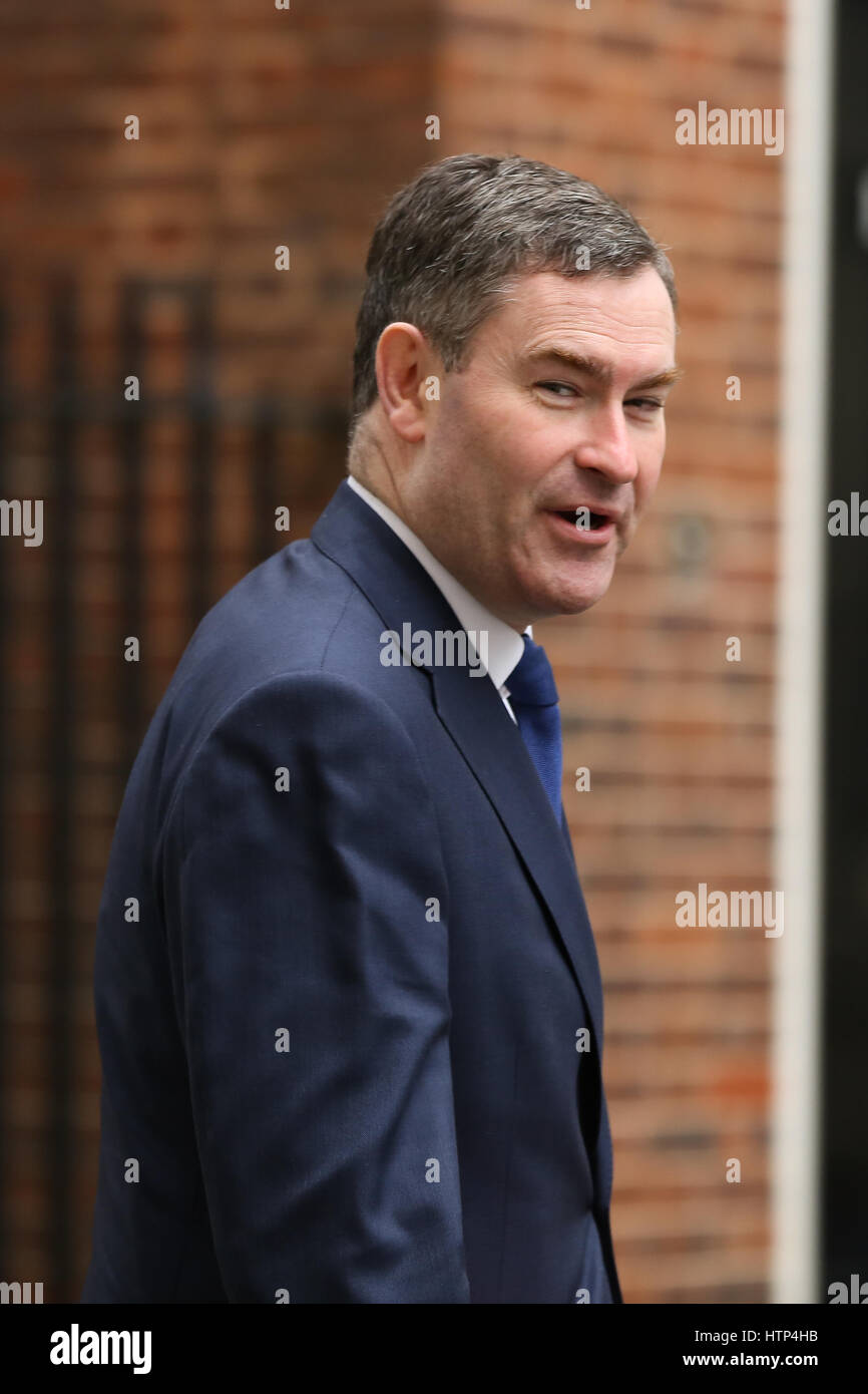 Downing Street, London, UK. 14 Mar 2017 - David Gauke Chief Secretary ...