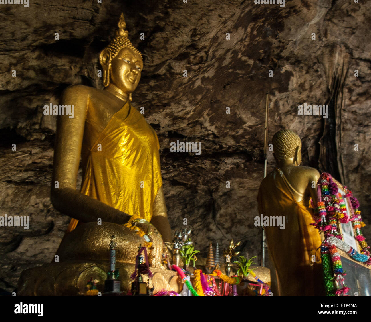 Kanchanaburi, Thailand. 15th Nov, 2006. Tham Krasae (Krasae Cave), a ...