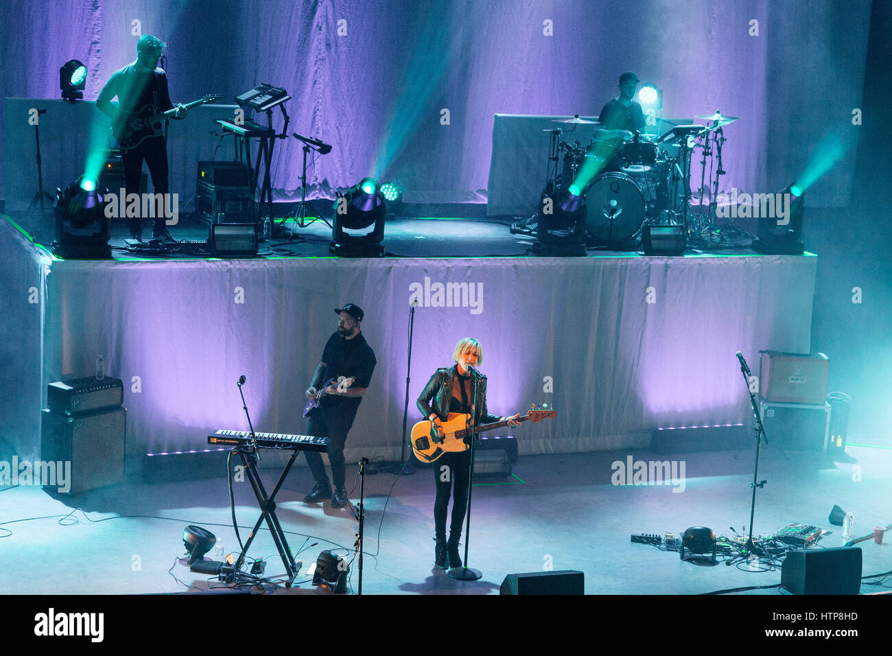 Sarah Barthel Of Phantogram High Resolution Stock Photography and ...